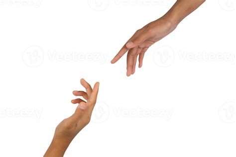 Two Hands Reaching Out Isolated Png
