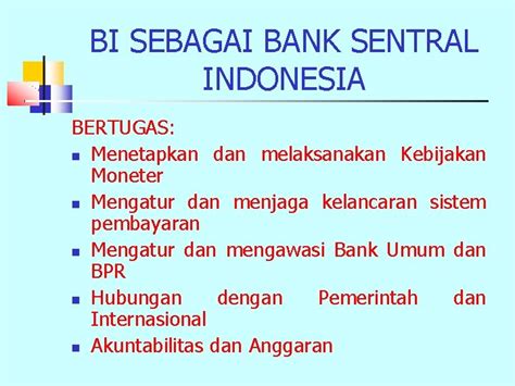 TUGAS DAN FUNGSI BANK SENTRAL DAN BANK UMUM