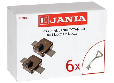 X Zamek Jania Tytan T Gara Owy Zasuwa System Na Klucz Kluczy