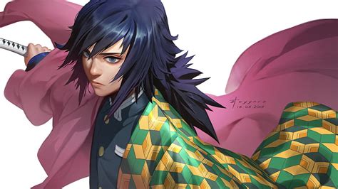 1920x1080px 1080P Descarga Gratis Demon Slayer Giyuu Tomioka Con