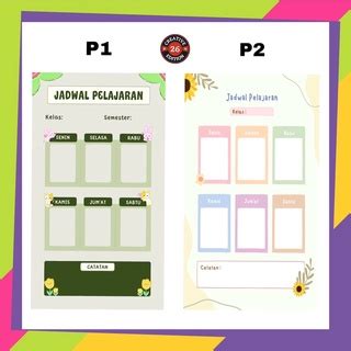 Jual CETAK SPANDUK BANNER JADWAL PIKET JADWAL PELAJARAN BAGAN