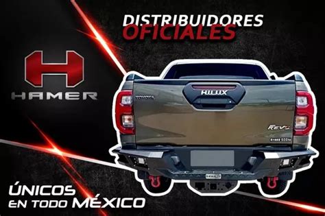 Defensa Trasera Hamer Toyota Hilux 2021 2023 Con Tiron En Venta En