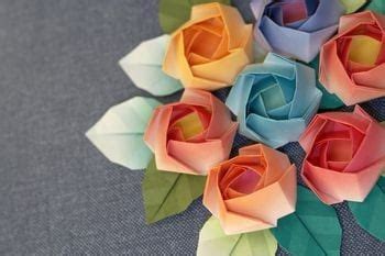 Papierfaltkunst Origami Rose FresHouse