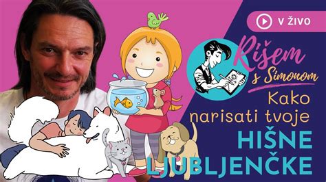 Rišem s Simonom Kako narisati tvoje hišne ljubljenčke YouTube
