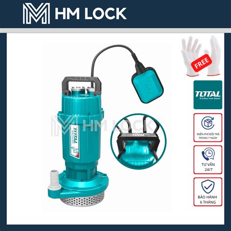 750W 1HP MÁY BƠM NƯỚC CHÌM NƯỚC SẠCH TOTAL NEW MODEL HÀNG CHÍNH