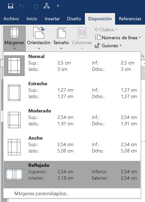 M Rgenes En Ms Word Ndice Tutoriales