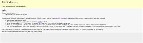 Django CSRF Verification Failed After Adding A Filefield On Model