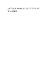 Procesos en la administración de proyectos Guía completa para Course