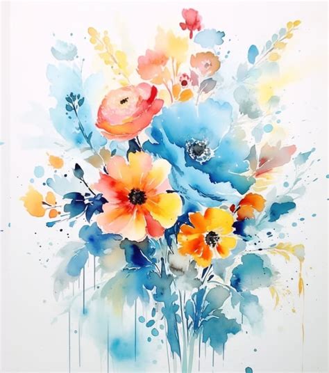 Create Hand Drawn Digital Painting Ink Watercolor Artwork By Feramel