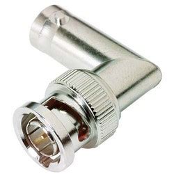 Coaxial 75 Ohm Right Angle Adapter BNC Male Female BA038