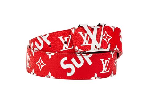 Red Louis Vuitton Belt Supreme Stickhealthcare Co Uk