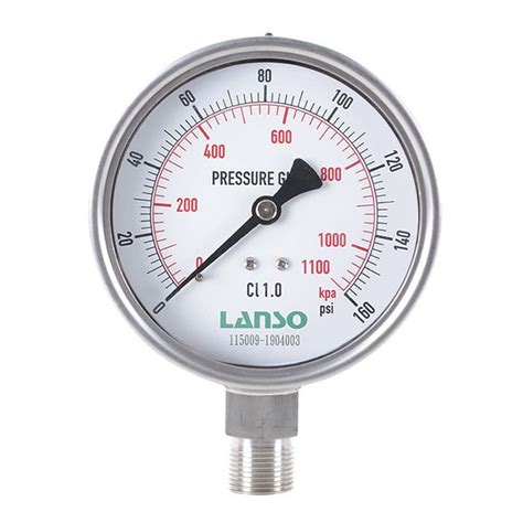 Manómetro diferencial B32 SA Lanso Instruments Inc de doble