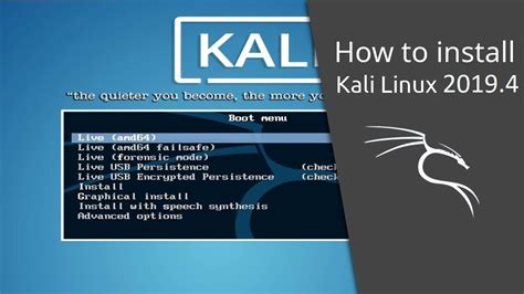 How To Install Kali Linux Youtube