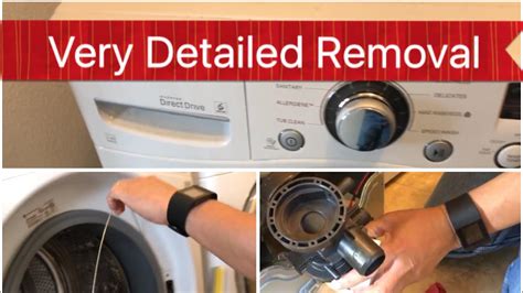 How To Remove Drain Pump From Lg Washer Detailed Instructions Step By
