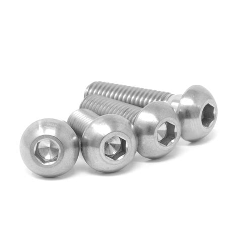 M Titanium Button Head Allen Screw Bolt Low Profile Ti Mm