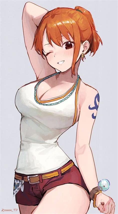 Nami One Piece Drawn By Sooon Danbooru