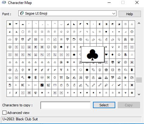 Unicode Symbols List