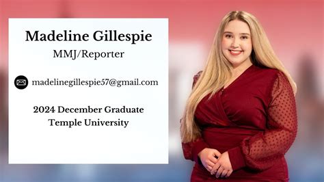 Madeline Gillespie MMJ Reporter Reel 2024 YouTube