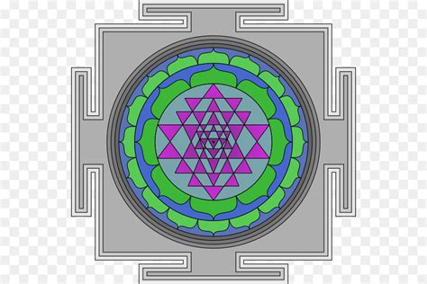 Ganesha Lakshmi Sri Yantra png transparente grátis