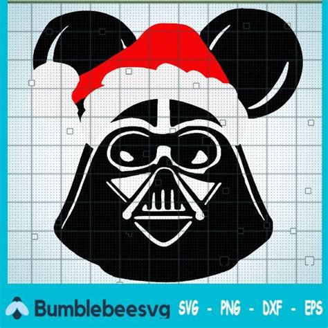 Darth Vader Santa Claus SVG Christmas SVG Star Wars SVG Christmas Svg