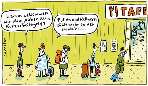 Kurzarbeitergeld Wurster Cartoon Blog De