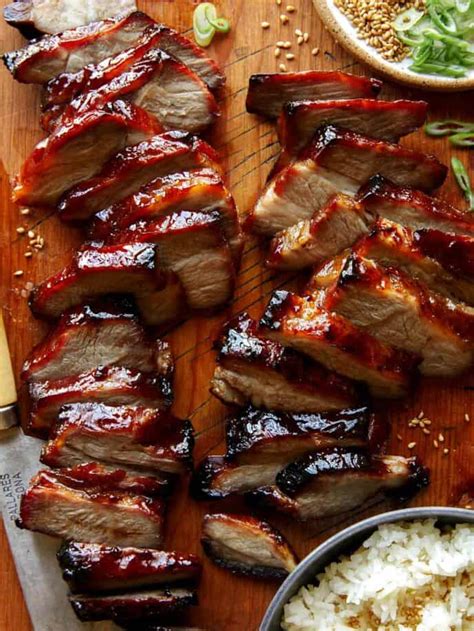 Easy Char Siu Chinese BBQ Pork Spoon Fork Bacon