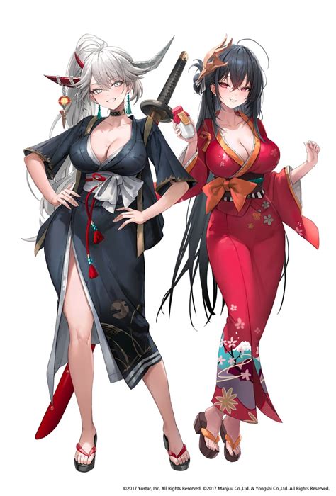 Taihou And Hakuryuu Azur Lane Drawn By Freng Danbooru