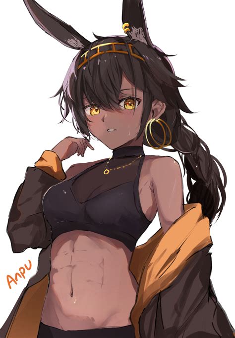 Fit Dark Skinned Bunny Girl Original R AnimeGirlsEarrings
