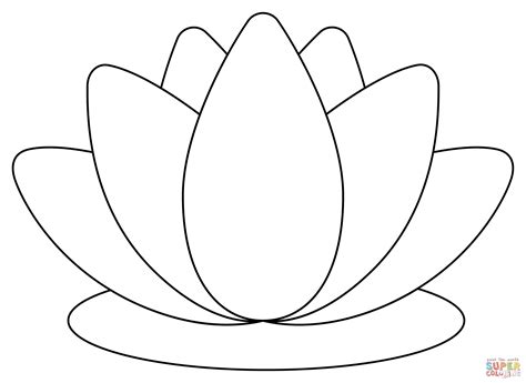 Dibujo De Loto Para Colorear Dibujos Para Colorear Imprimir Gratis