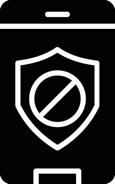 Access Denied Glyph Icon Vector Art At Vecteezy