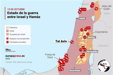 La guerra entre Israel y Hamás en mapas y gráficos