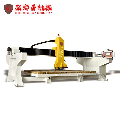 Wsd400m 4 Automatic 4 Axis 45 Degree Slab Miter Granite Cutting Machine