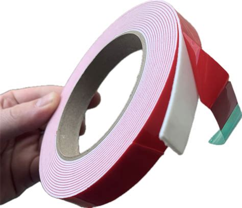 Taśma dwustronna samoprzylepna piankowa montażowa pianka biała 25x1mm