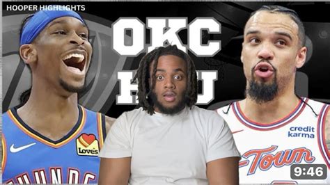 OKC Thunder Vs Houston Rockets Full Game Highlights Reaction YouTube
