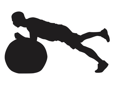 Silhouettes De Gens Faire Sport Aptitude Gymnastique Gym 22725790 PNG