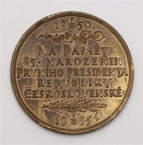 Velká AE Medaile T G Masaryk 1935 Narozeninová Aukro