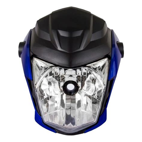 Frente Farol Completa Bananinha Cg Fan Ano Carenagem Azul