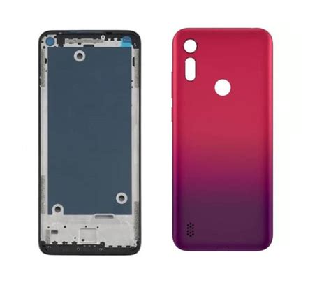 Aro Chassis Motorola Moto E6s Tampa traseira Rosa Carcaça Chassi