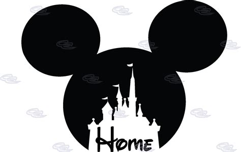 Mickey Head Silhouette Png
