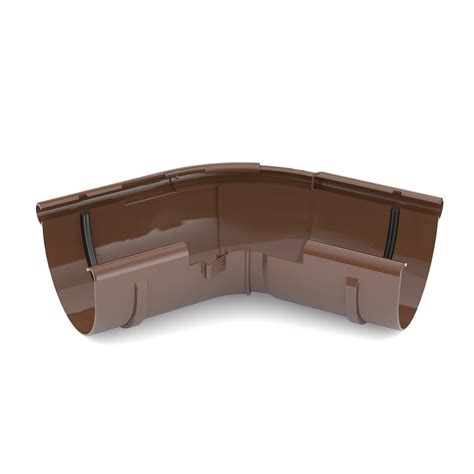 Bryza Narożnik zew regulowany 125 mm PVC brąz kupuj w OBI