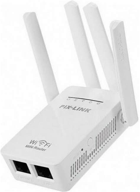 Pix Link LV WR09 White WiFi Extender Single Band 2 4GHz 300Mbps
