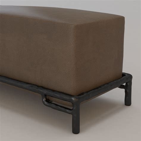 Kalae Bench By Christian Liaigre D Model Fbx Max Obj Free D