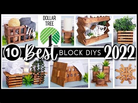 10 AMAZING Dollar Tree Tumbling Tower Block DIYs You Must Try HIGH