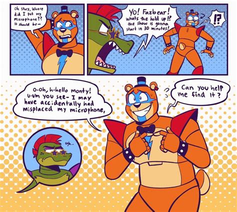 Fnaf Security Breach Freddy X Monty Yaoi 3🐻🐊💕💋 🐻🐊😳 Wattpad
