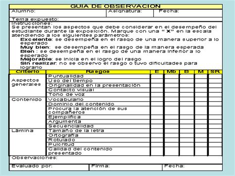Diplomado Educacion Basada En Competencias Gu A De Observaci N