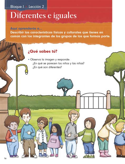 Formación Cívica y Ética Primer grado 2017 2018 Página 16 de 162