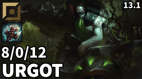 Urgot Top Vs Mordekaiser KR Diamond 1 Patch 13 1 YouTube