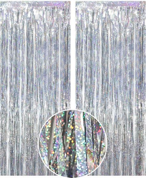 Rose Gold Foil Curtain Fringe Tinsel Meter Door Backdrop Photoprop