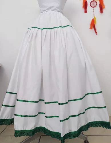 Saia Branca Verde Oxossi Caboclo Boiadeiro Umbanda Candomble R 73 Em