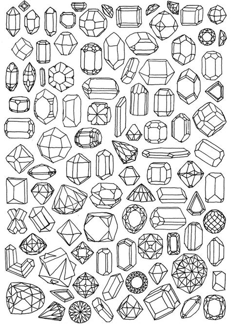 Free Coloring Pages Jewels
